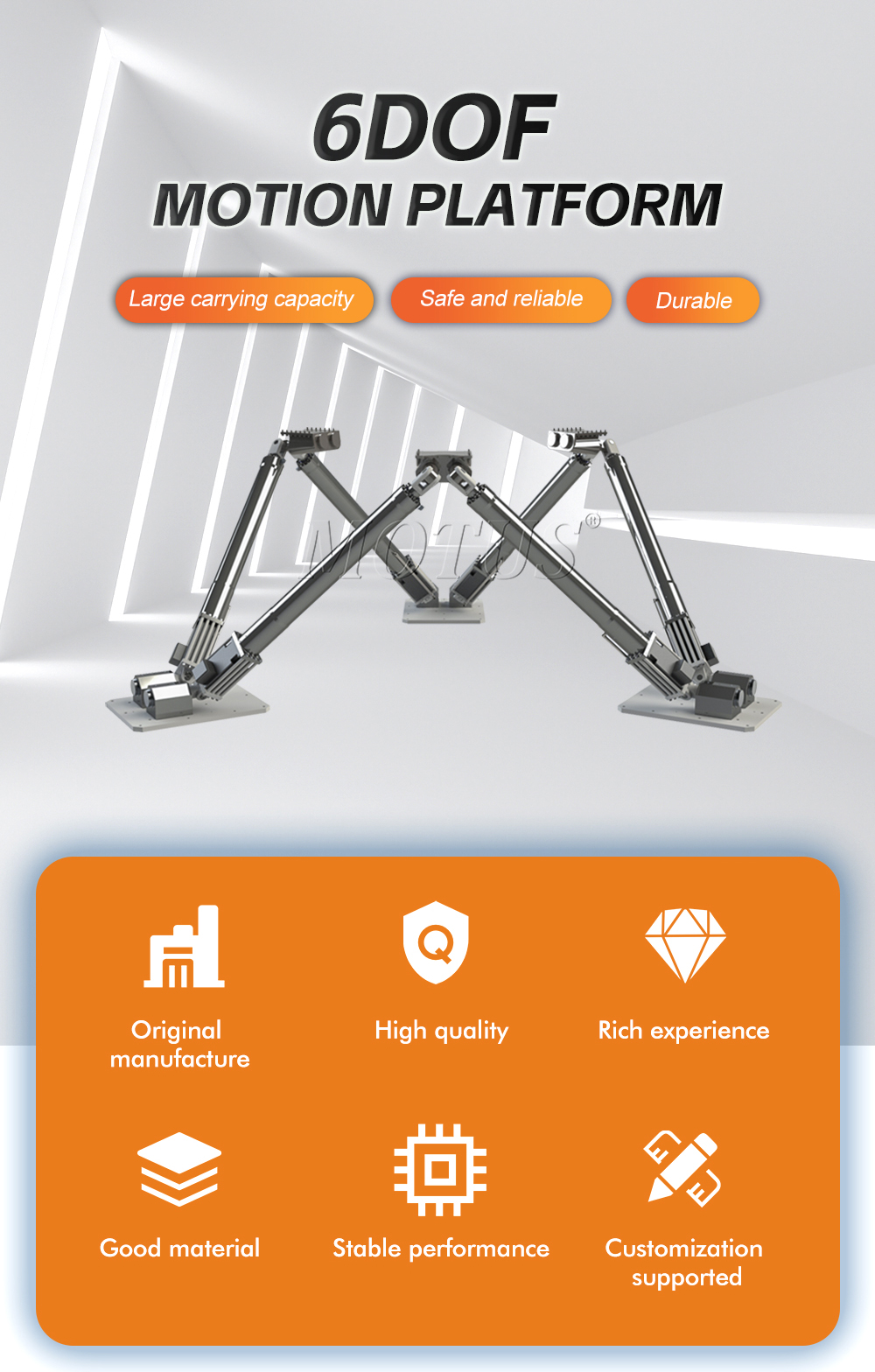 Six-DOF parallel robot-穆特科技（武汉）股份有限公司